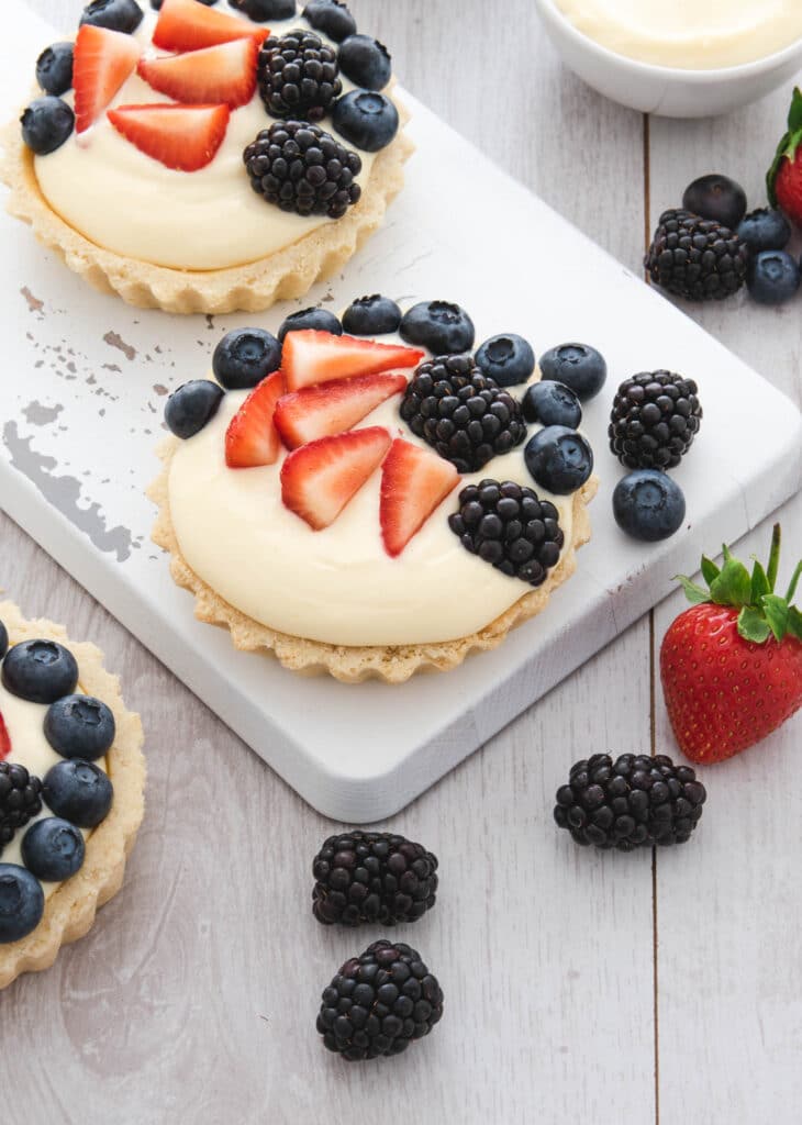 Mixed Berry Fruit Tartlets - Bakes by Chichi