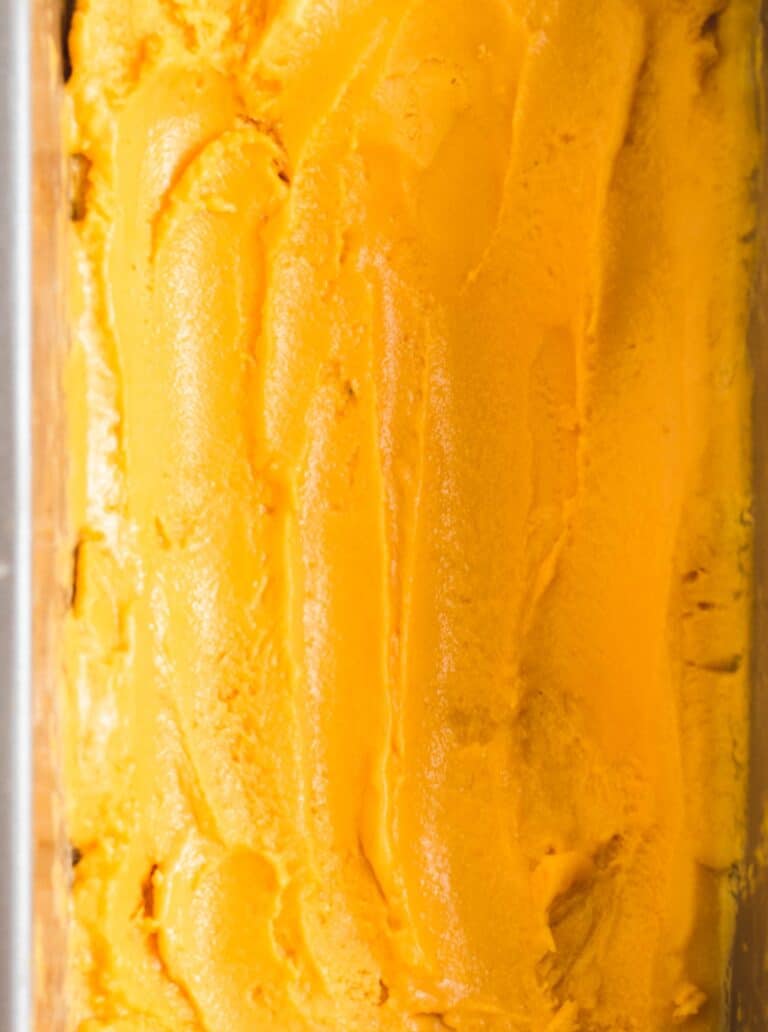 The Best Homemade Mango Gelato - Bakes by Chichi